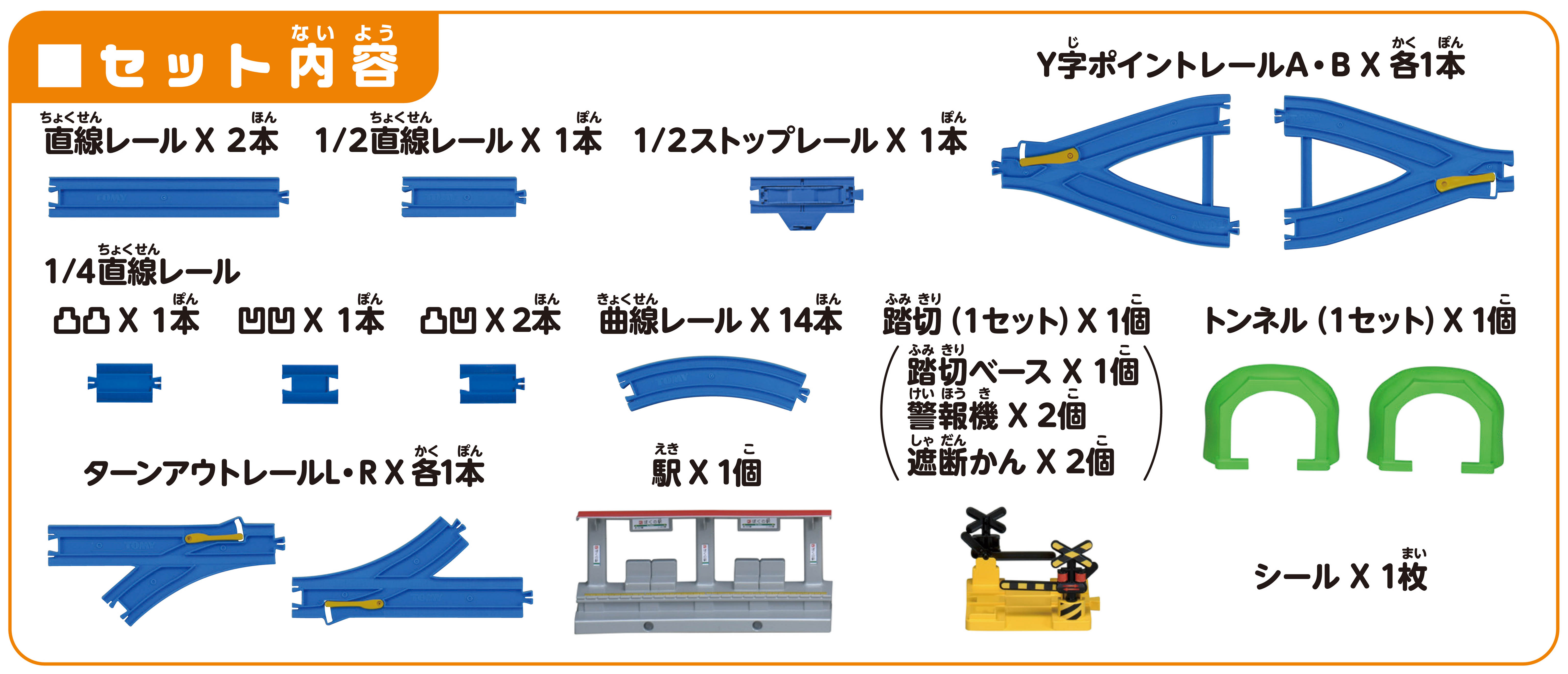 PLARAIL BASIC RAIL KIT | Takara Tomy Asia